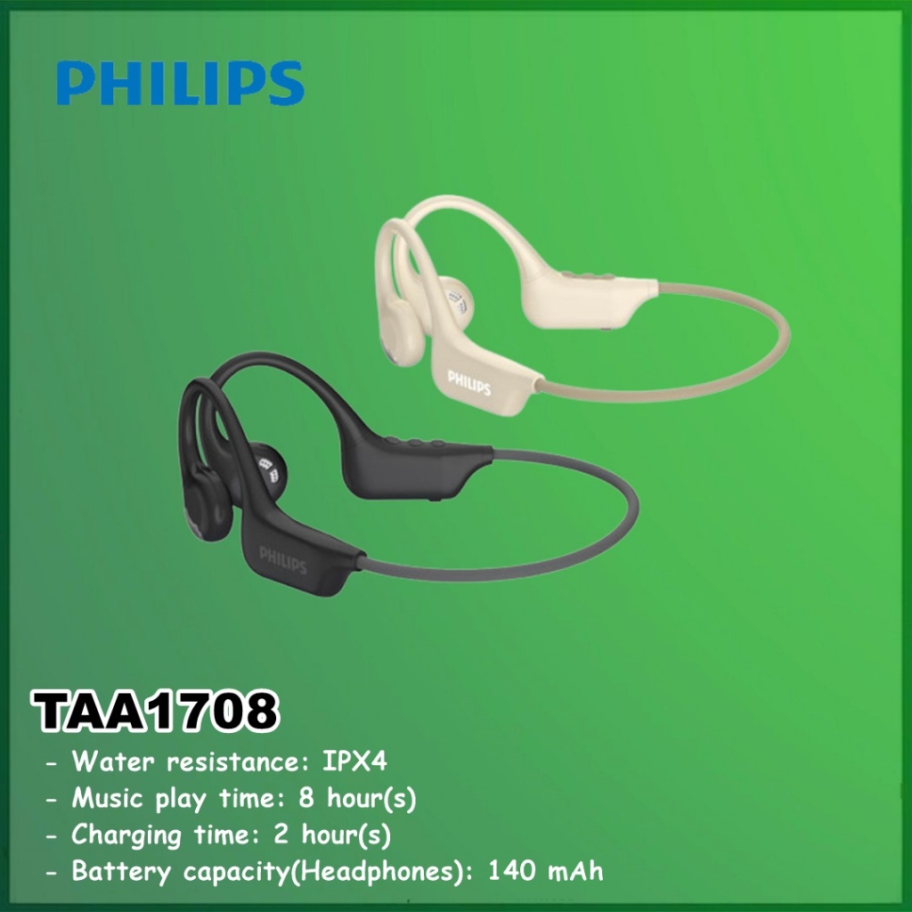 Jual Philips TAA1708 TAA 1708 Open-ear Wireless Sports Headphones ...