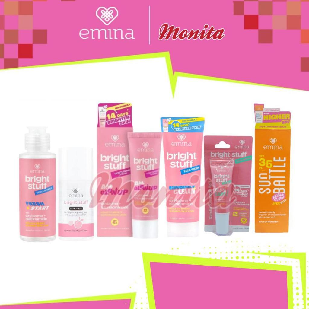 Jual [MUST HAVE] EMINA GLOW COMPLETE KIT BRIGHT STUFF ISI 6 (Micellar ...