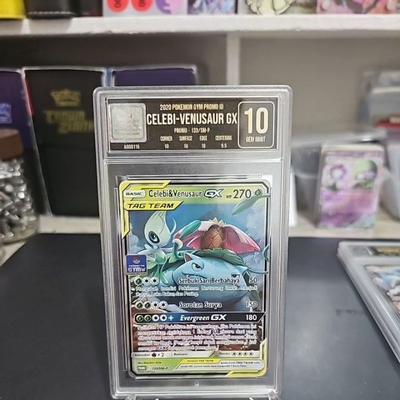 Jual celebi venusaur gx promo gym egs 10 gem mint original pokemon kartu tcg indonesia | Shopee ...