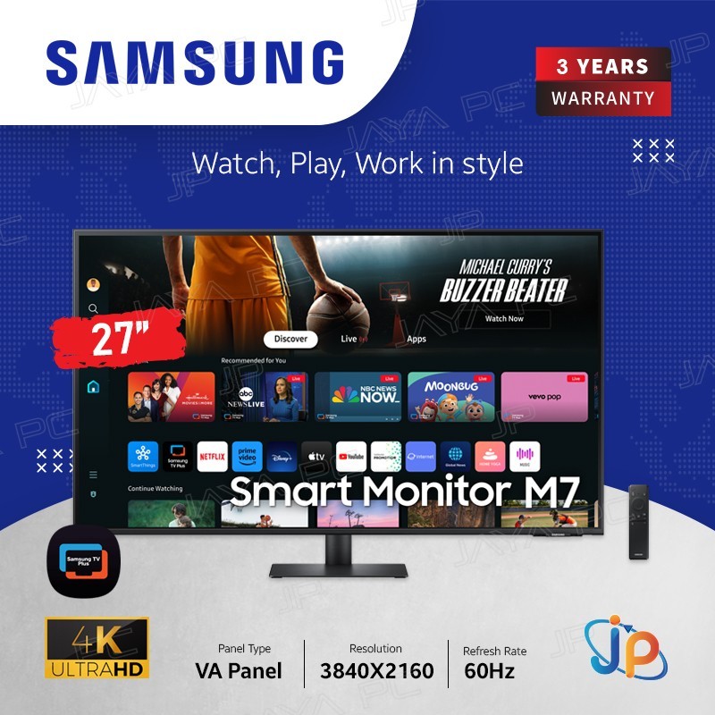 Jual Monitor Samsung Smart LED M7 S43DM702 - 4K UHD 43" Inch | Shopee ...