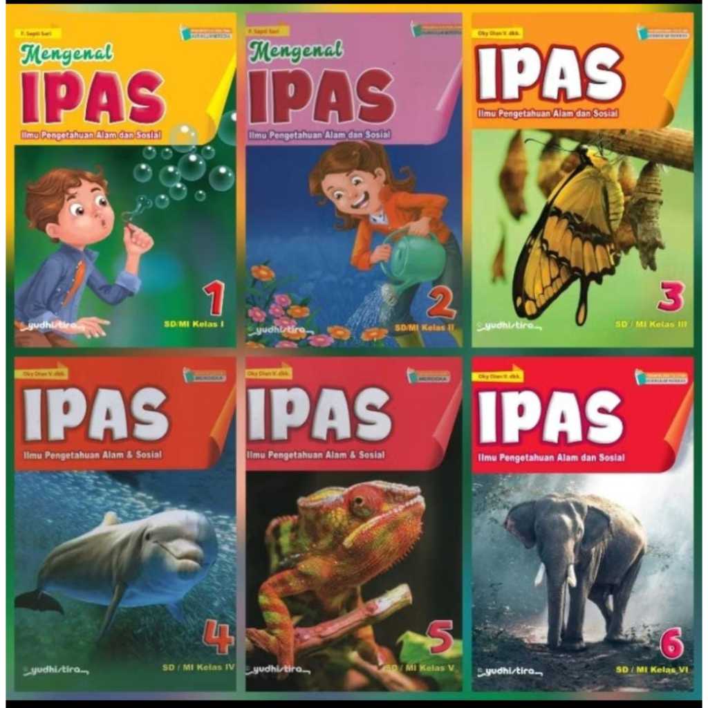 Jual Buku Mengenal IPAS Kelas 1 2 3 4 5 6 SD/MI Yudhistira Kurikulum ...