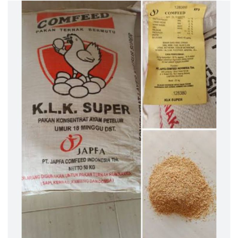 Jual K.L.K Konsentrat Ayam Petelur 1 Kg Comfeed layer Pakan Ternak ...
