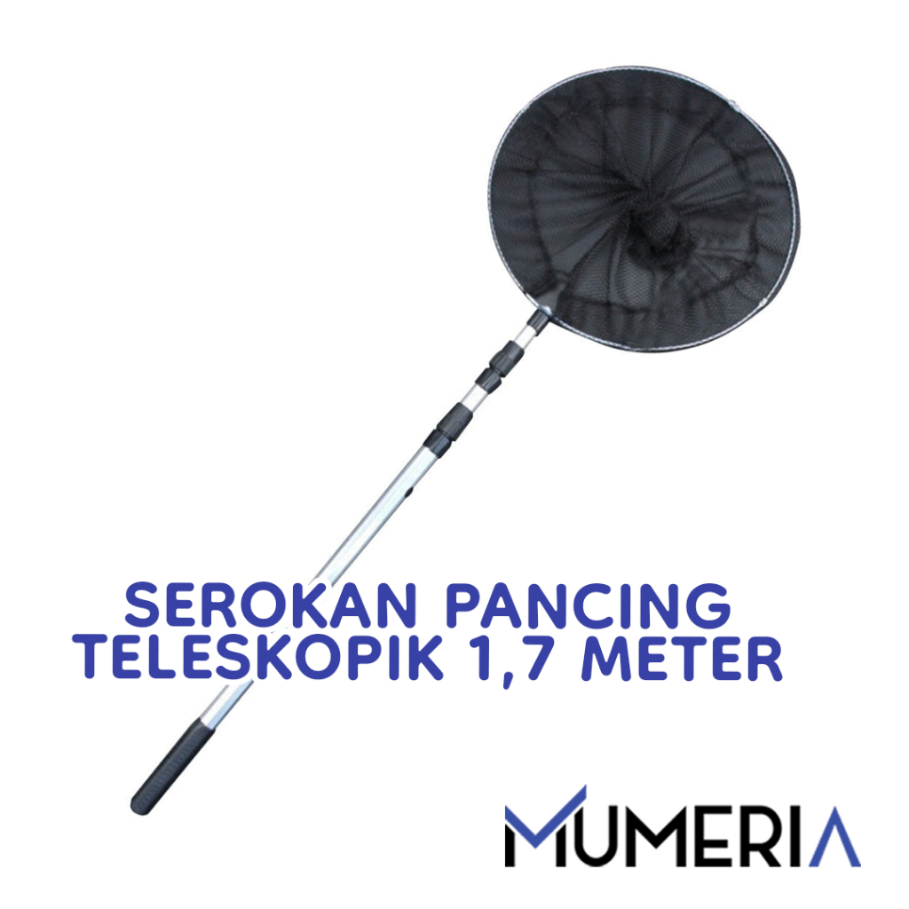 Jual Jaring Serokan Seseran 1,7 m Lamit Pancing Ikan Udang Kepiting ...