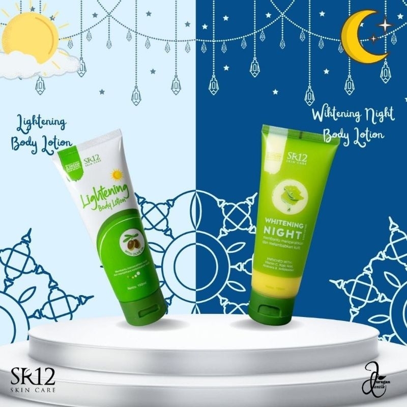 Jual Whitening Night Body Lotion dan Lightning Body Lotion SR12 ...