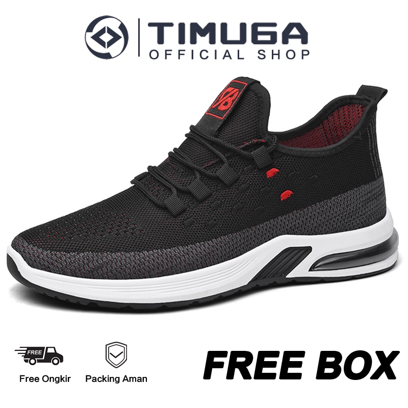 Jual TIMUGA Sepatu Sneakers Pria Sepatu Outdoor Cowok Fashionable ...