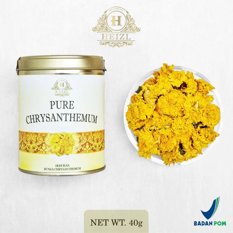 Jual Seduhan Teh Bunga Pure Chrysanthemum 40g Kaleng Premium | Shopee ...