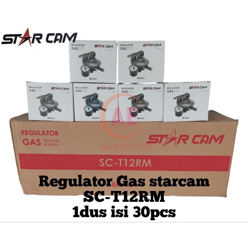 Jual Regulator gas star cam /starcam meter SC-T12RM 1 dus isi 30 pcs ...