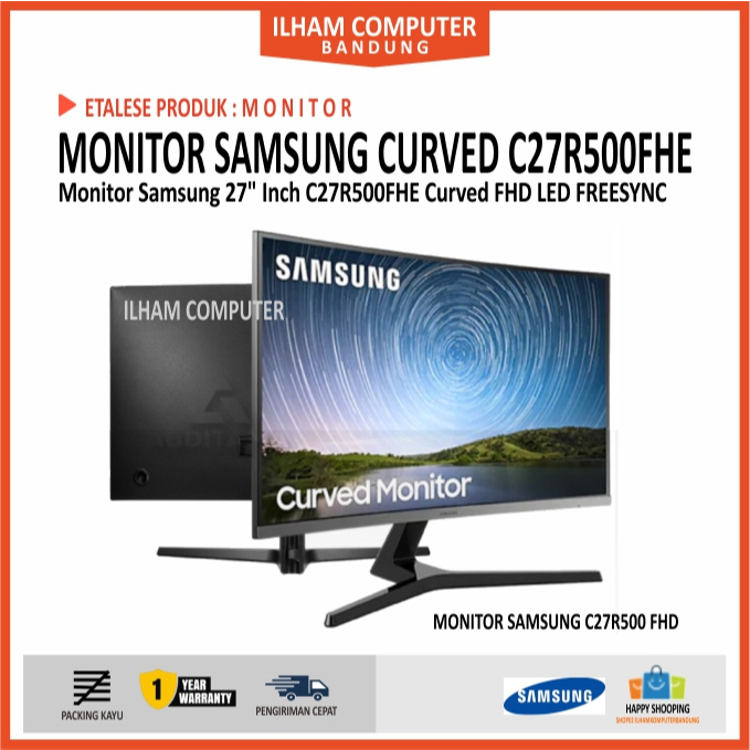Jual Monitor Samsung 27" Inch C27R500 Curved FHD LED FREESYNC ...