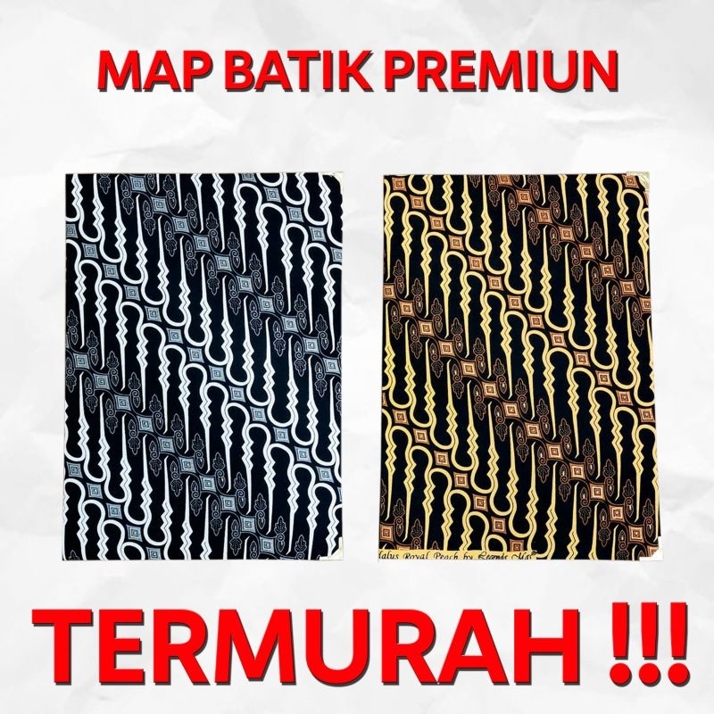 Jual map kain batik f4/folio dan A4 | Shopee Indonesia