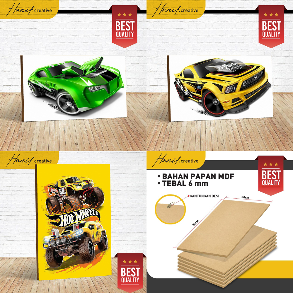 Jual Hiasan Dinding Poster Kayu MDF - Poster Mobil Balap Mobil Hot ...