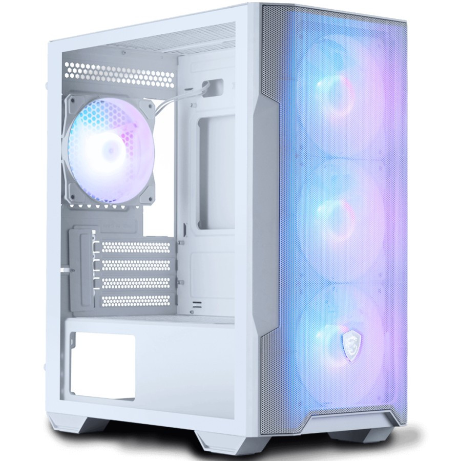 Jual MSI MAG FORGE M100R WHITE MICRO ATX MINI TOWER PC CASE CASING ...