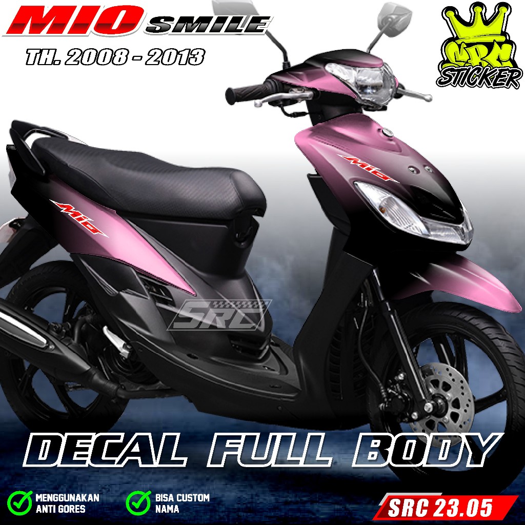 Jual Sticker Decal Full Body Yamaha Mio Smile 2008 2009 2010 2011 2012 ...