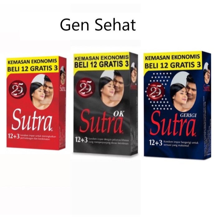Jual KONDOM SUTRA ALL VARIAN @12 PCS | Shopee Indonesia