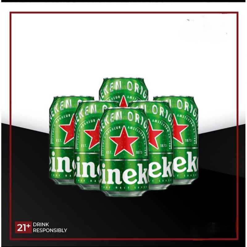 Jual 6 Kaleng Heineken Beer 320ml | Shopee Indonesia