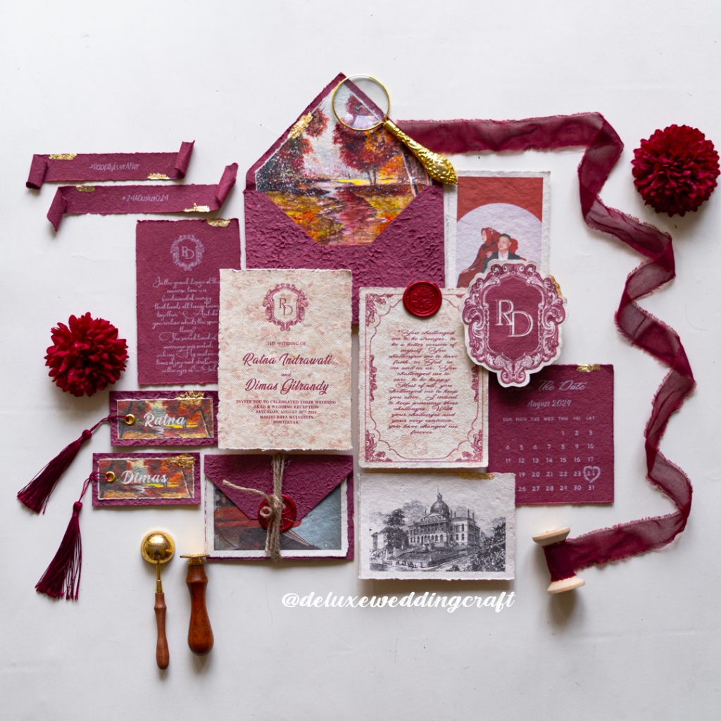 Jual wedding keepsake ( clasic series) undangan handmade | Shopee Indonesia