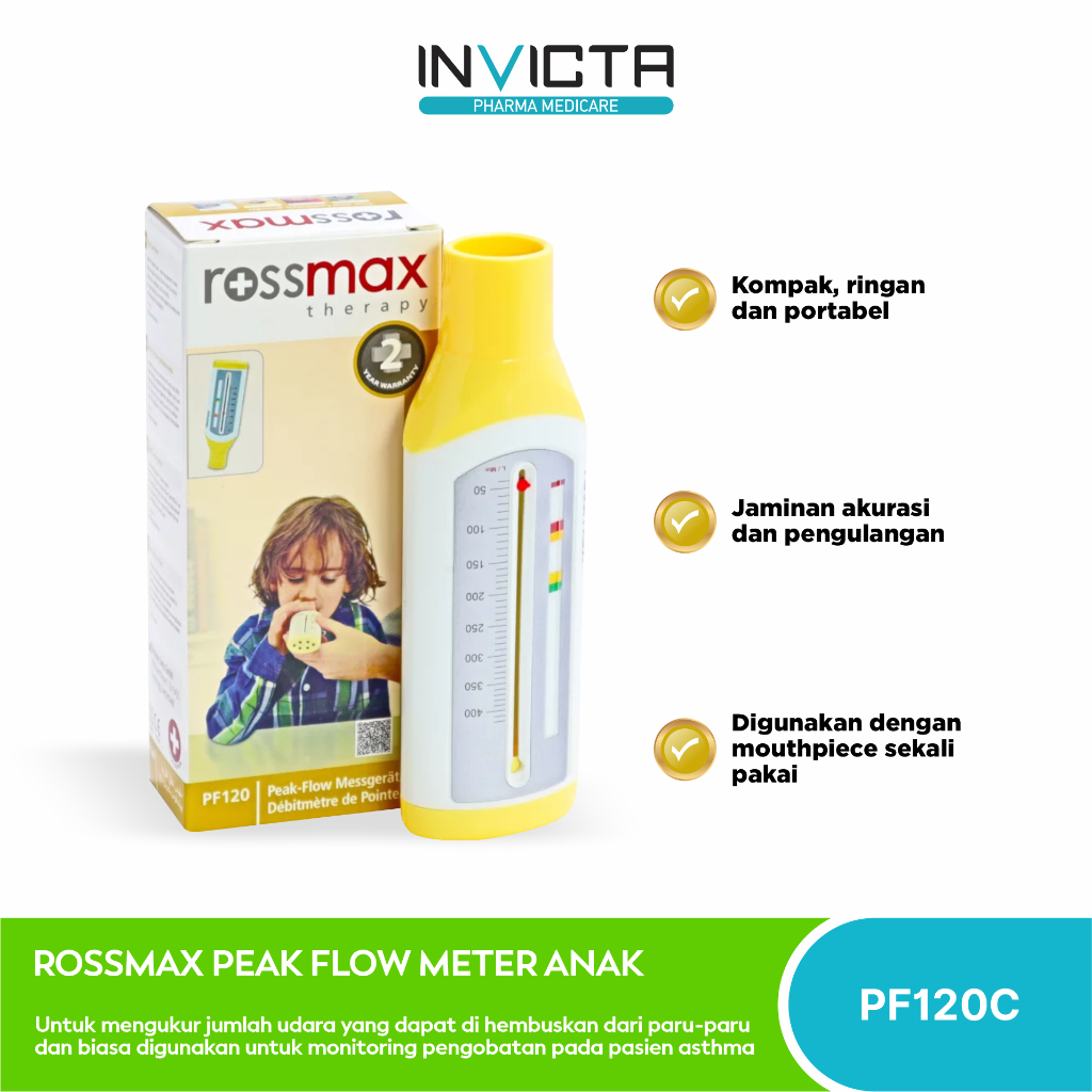 Jual Rossmax Peak Flow Meter Anak - PF120C | Shopee Indonesia