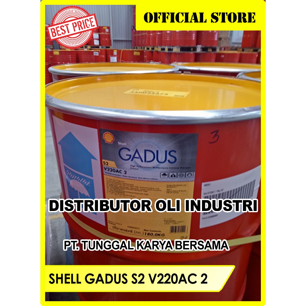 Jual SHELL GADUS S2 V220AC 2 ( 18 KG - Ready Stock ) | Shopee Indonesia