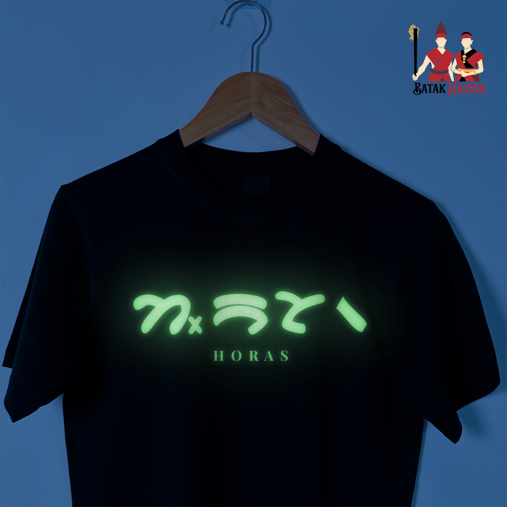 Jual HORAS - Glow in the dark (bisa menyala saat gelap) - Kaos Batak ...