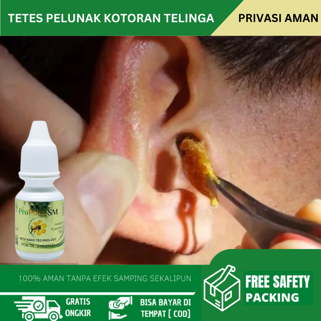 Jual Obat Tetes Pelunak Kotoran Telinga Mengeras Telinga Budeg Telinga ...