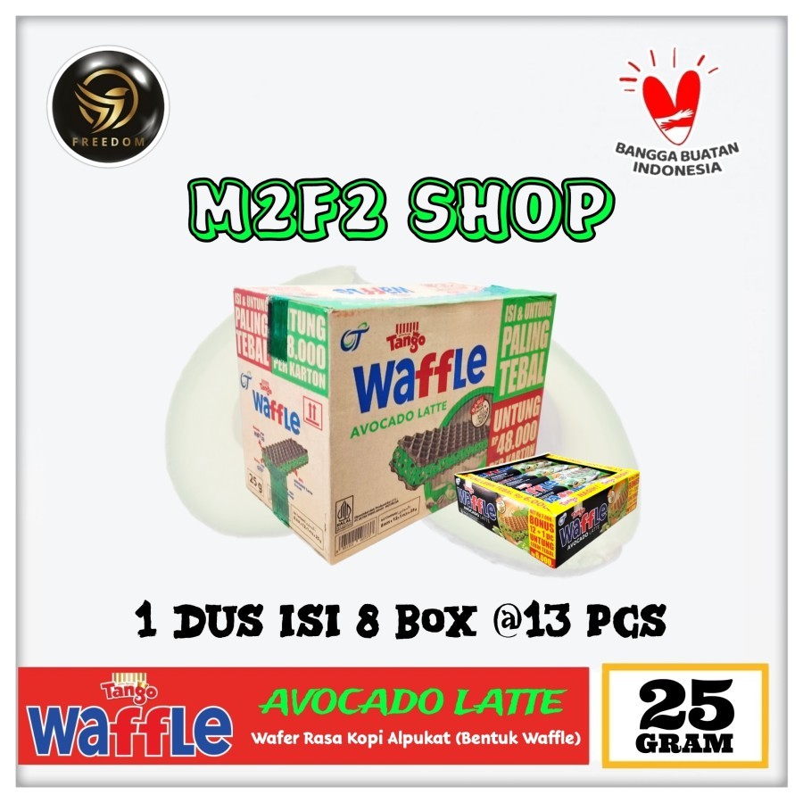 Jual Tango Waffle Avocado Latte | Wafer Krim Kopi Alpukat Sachet - 25 ...
