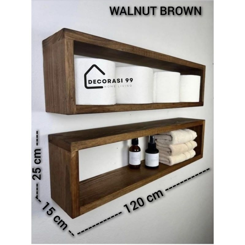 Jual Rak Dinding kubus Lebar 15 cm, Tinggi 25 cm, Panjang Tersedia 60 ...