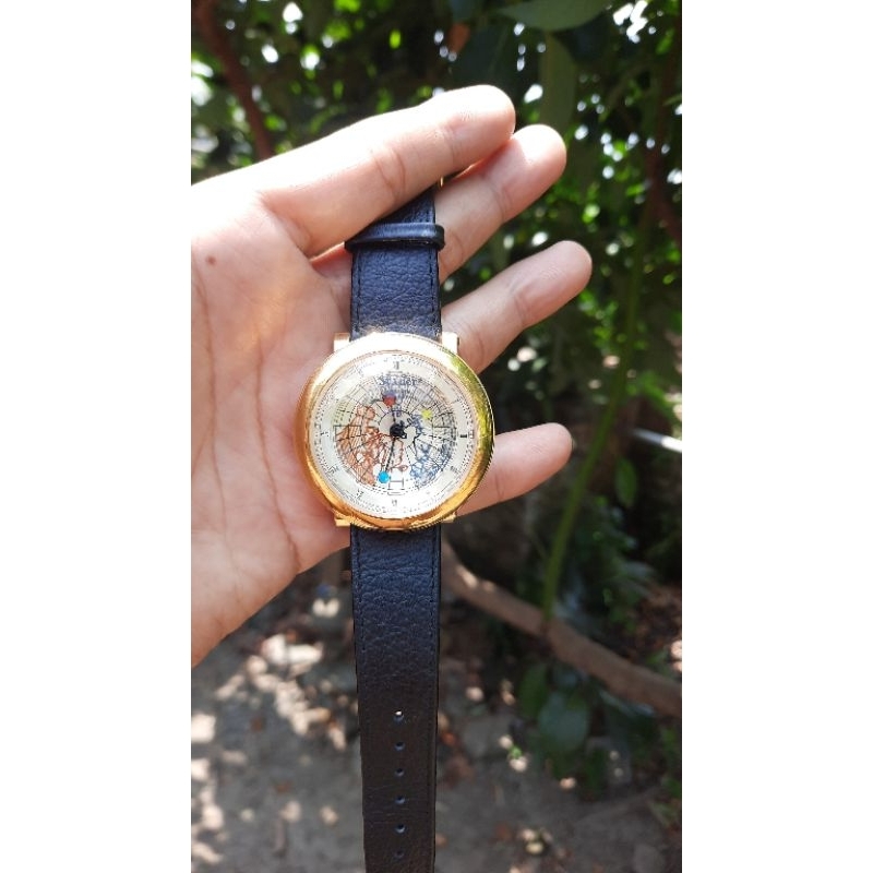 Jual Stauer globe automatic watch rare and collectible | Shopee Indonesia