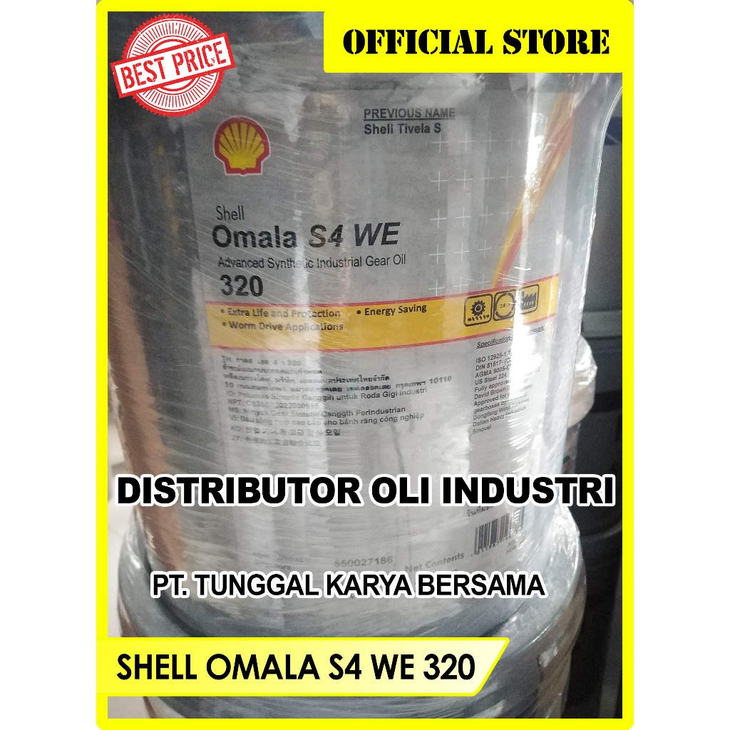 Jual SHELL OMALA S4 WE 320 - (5 Liter - Ready Stock ) | Shopee Indonesia