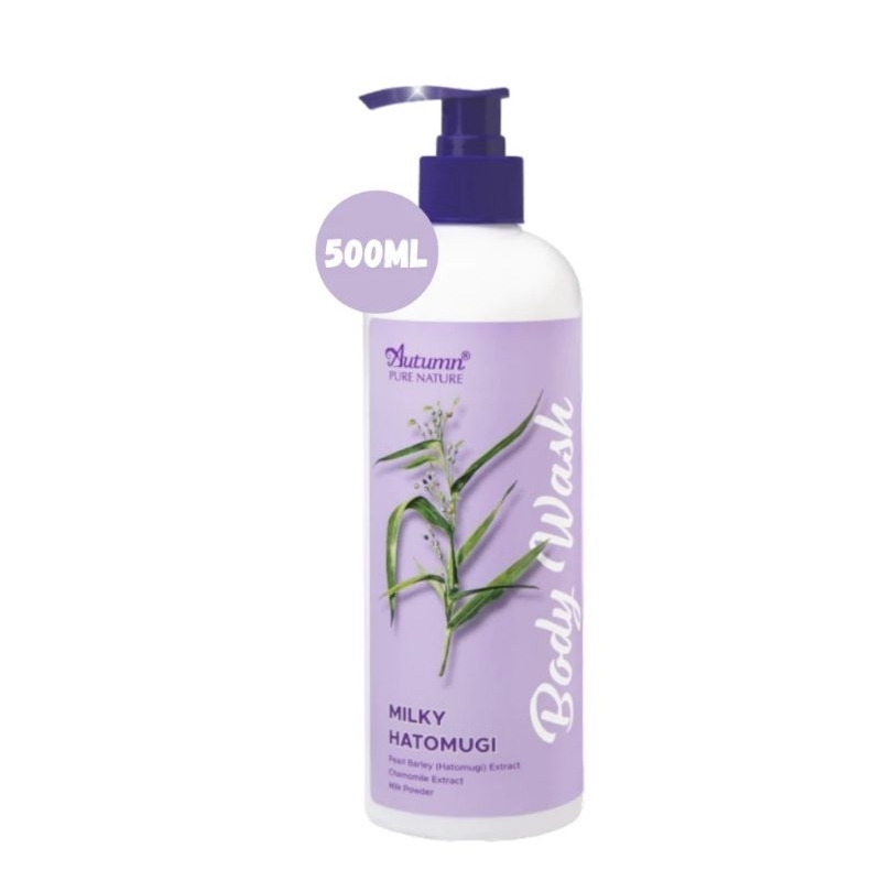Jual Autumn Hatomugi body wash 500ml | Shopee Indonesia