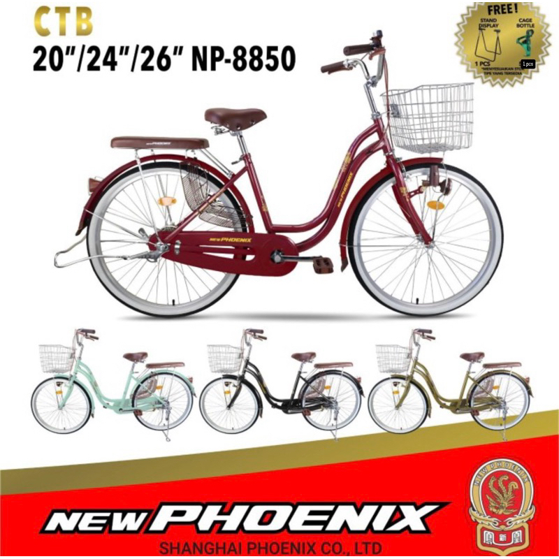 Jual Sepeda MINI CTB 20” 26” New Phoenix 8850 Terbaru By Pacific Bonus ...