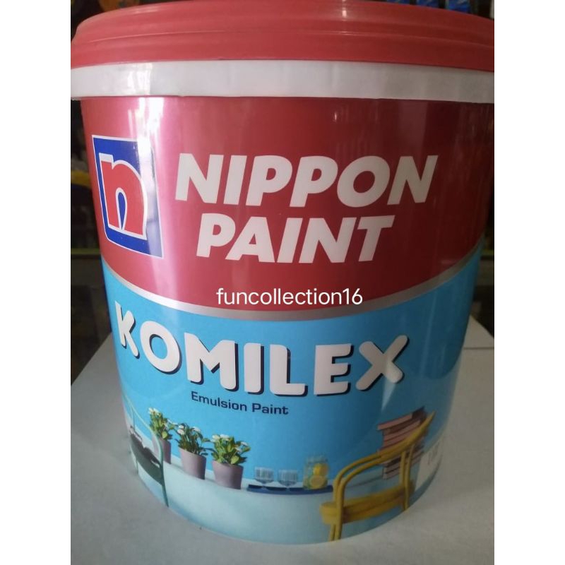 Jual Cat Tembok KOMILEX merk NIPPON PAINT 5KG | Shopee Indonesia