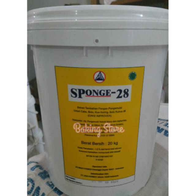Jual Pengembang - Cake Improver Sponge28 20kg - Gosend Only!! | Shopee ...