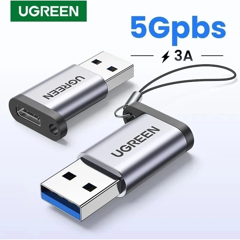 Jual UGREEN OTG Adapter USB A Male to Type-C Female Converter 50533 ...