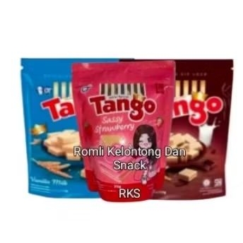 Jual Tango Wafer Pouch 100 gram Coklat Vanila Strwberry | Shopee Indonesia