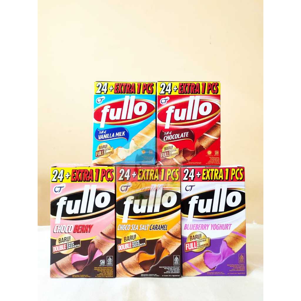 Jual .OT Sekotak Fullo black vanilla chocolate vanilla milk choco berry ...