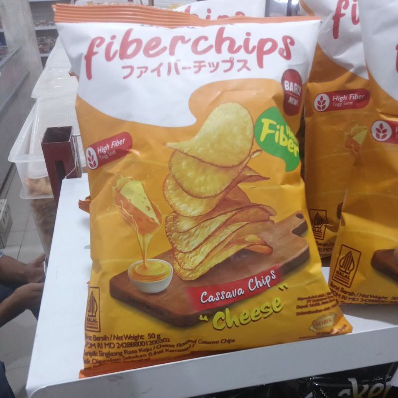 Jual diasweet Fiber Chips kripik cassava Chips cheese berat bersih50gr ...