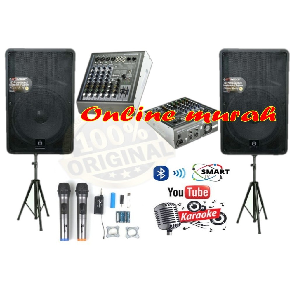 Jual PAKET SOUND SYSTEM CRIMSON SPARTA PASIF 15 INCH POWER MIXER M6000 ...