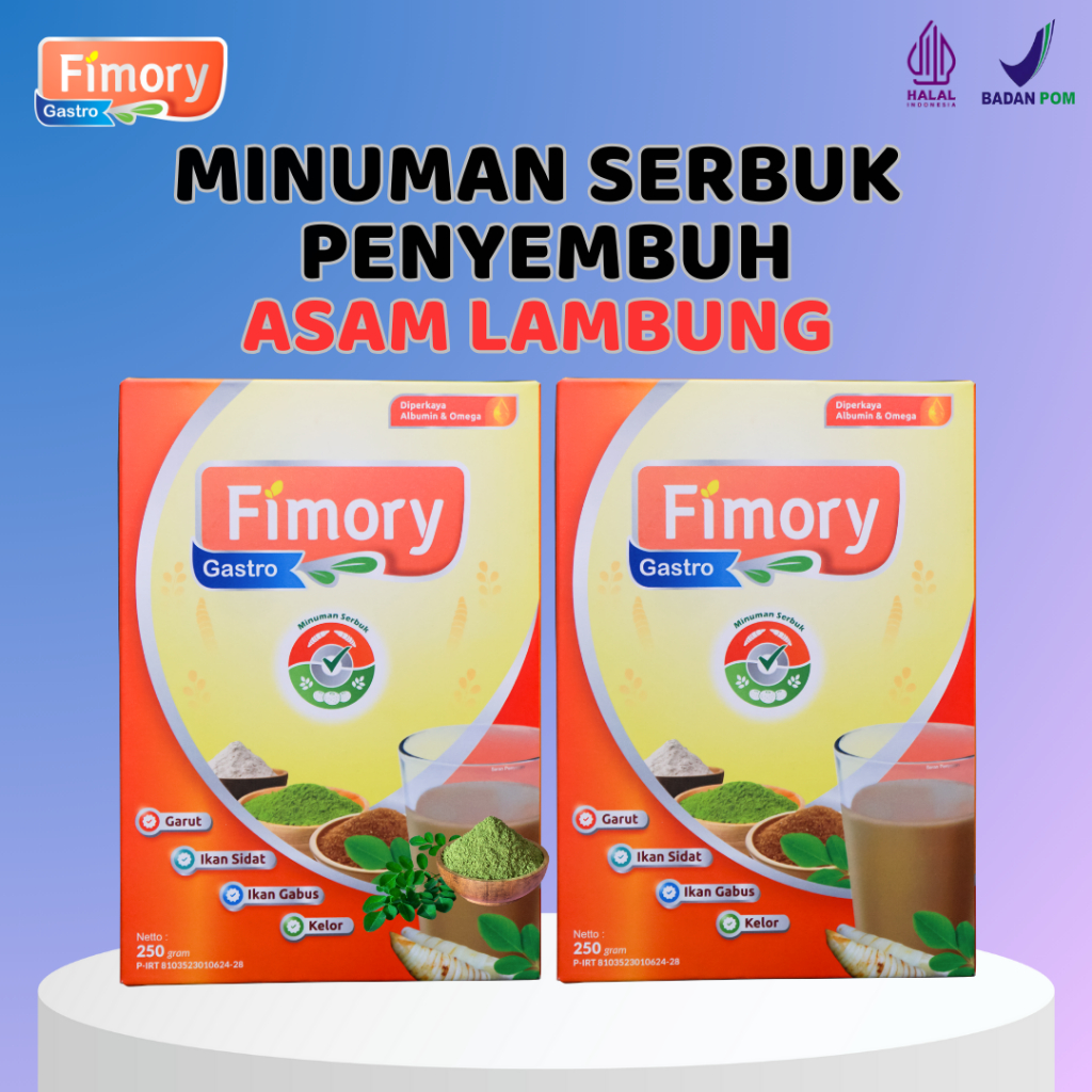 Jual FIMORY 2 BOX - Minuman Serbuk Umbi Garut Atasi Asam Lambung ...