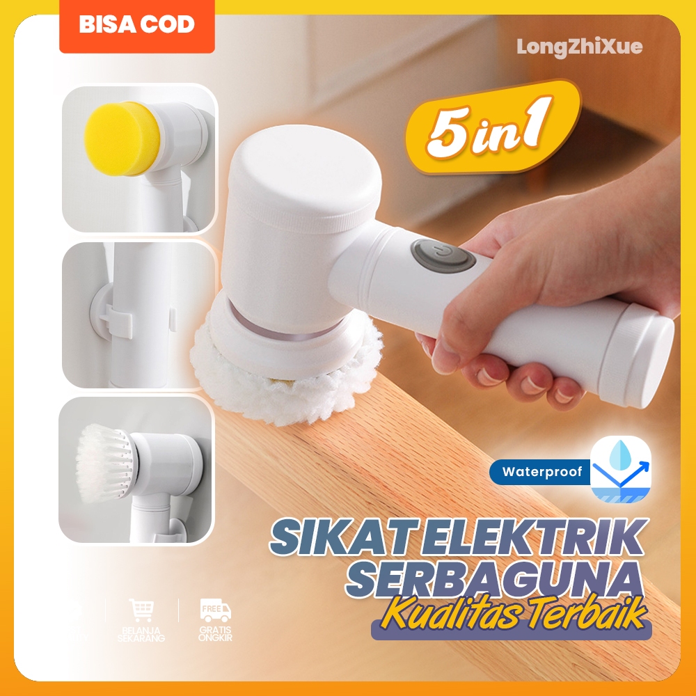 Jual Sikat Spons Cuci Piring Otomatis Alat Pembersih Lantai Keramik ...