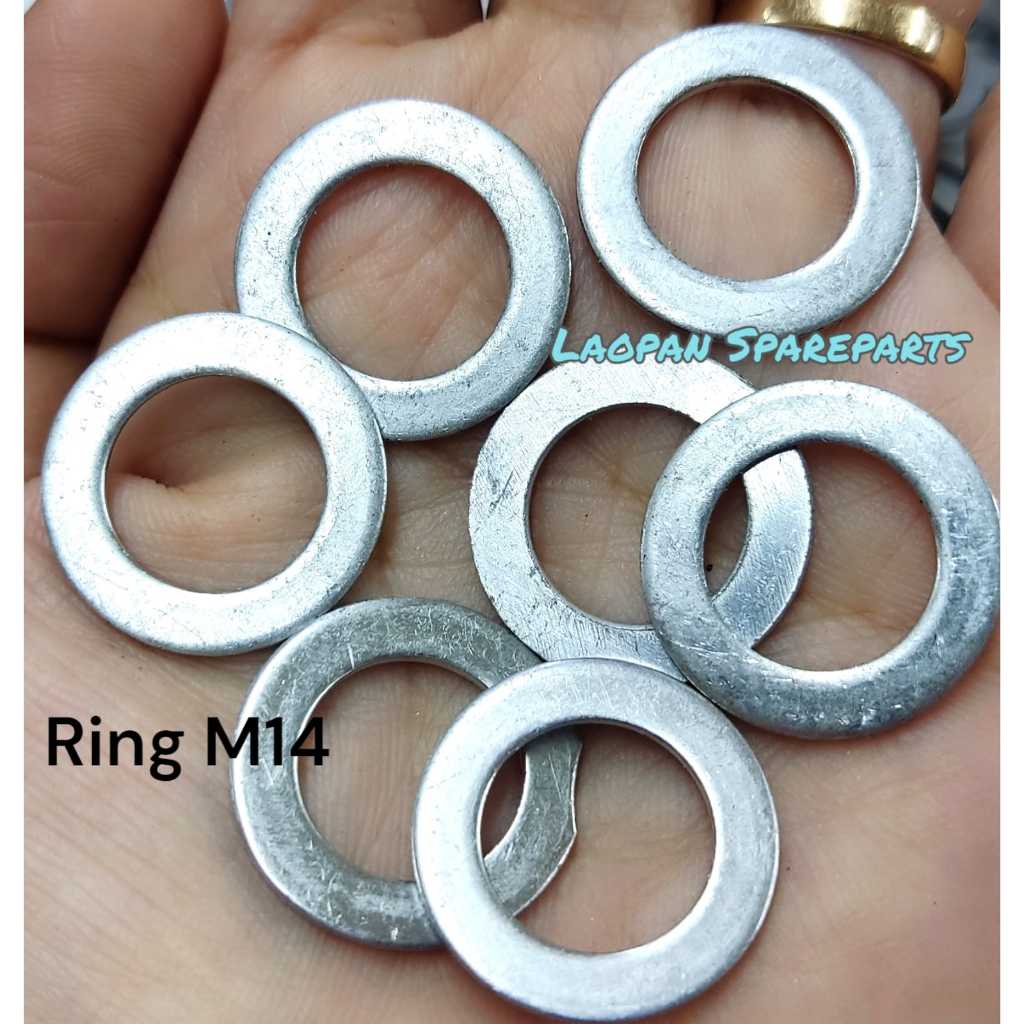 Jual RING ALUMUNIUM M14 (1pcs) | UNTUK BAUT 19 | RING PEMBUANGAN OLI ...