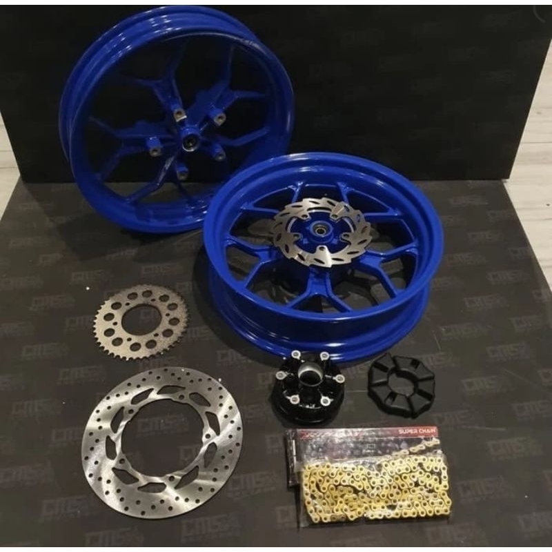 Jual Velg Tapak Lebar VRossi Yamaha All new R15 V2 V3 V4 VVA Komplit ...