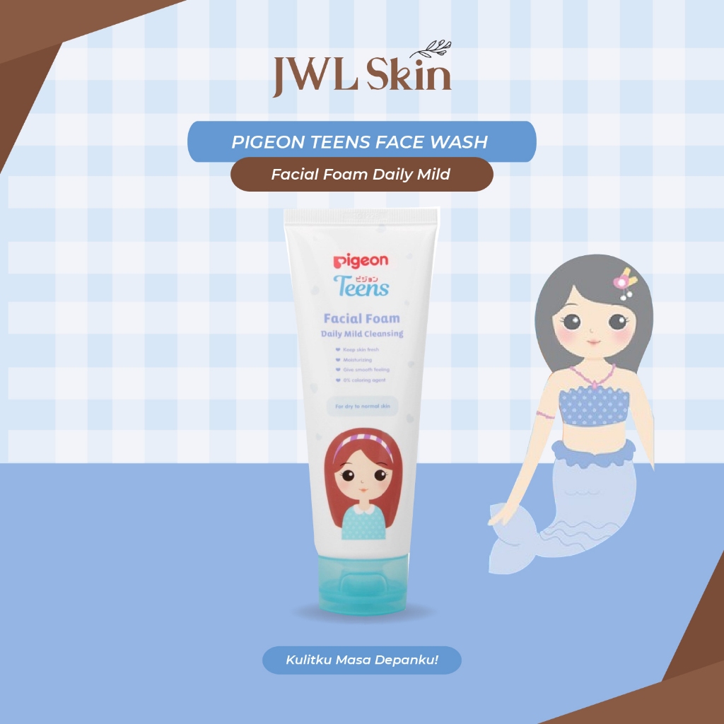 Jual PIGEON Teens Facial Foam Daily Mild Cleansing 40 ml 100 Ml ...