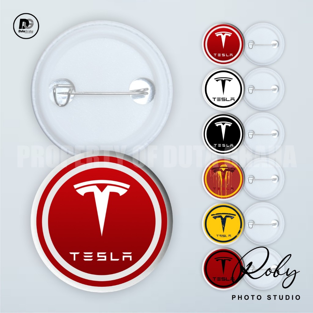 Jual [PIN PRESS] TESLA MOBIL Pin Bros Aksesoris Souvenir LOGO AESTHETIC ...
