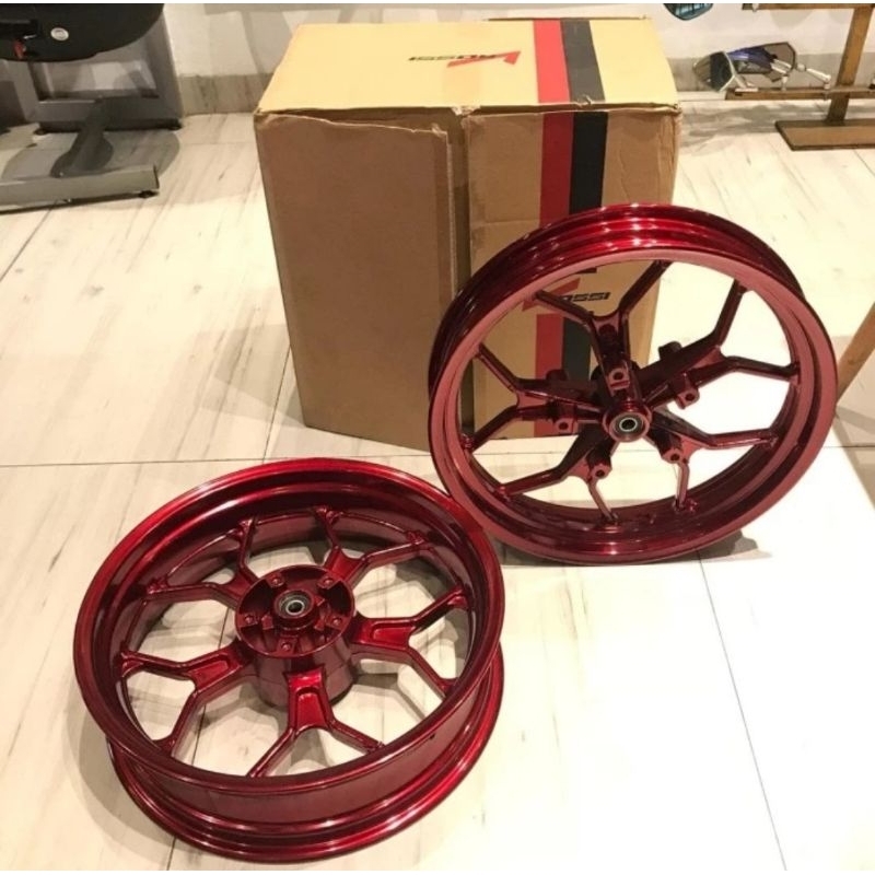 Jual Velg Tapak Lebar Vrossi Yamaha All New R15 v2 v3 v4Warna Merah ...