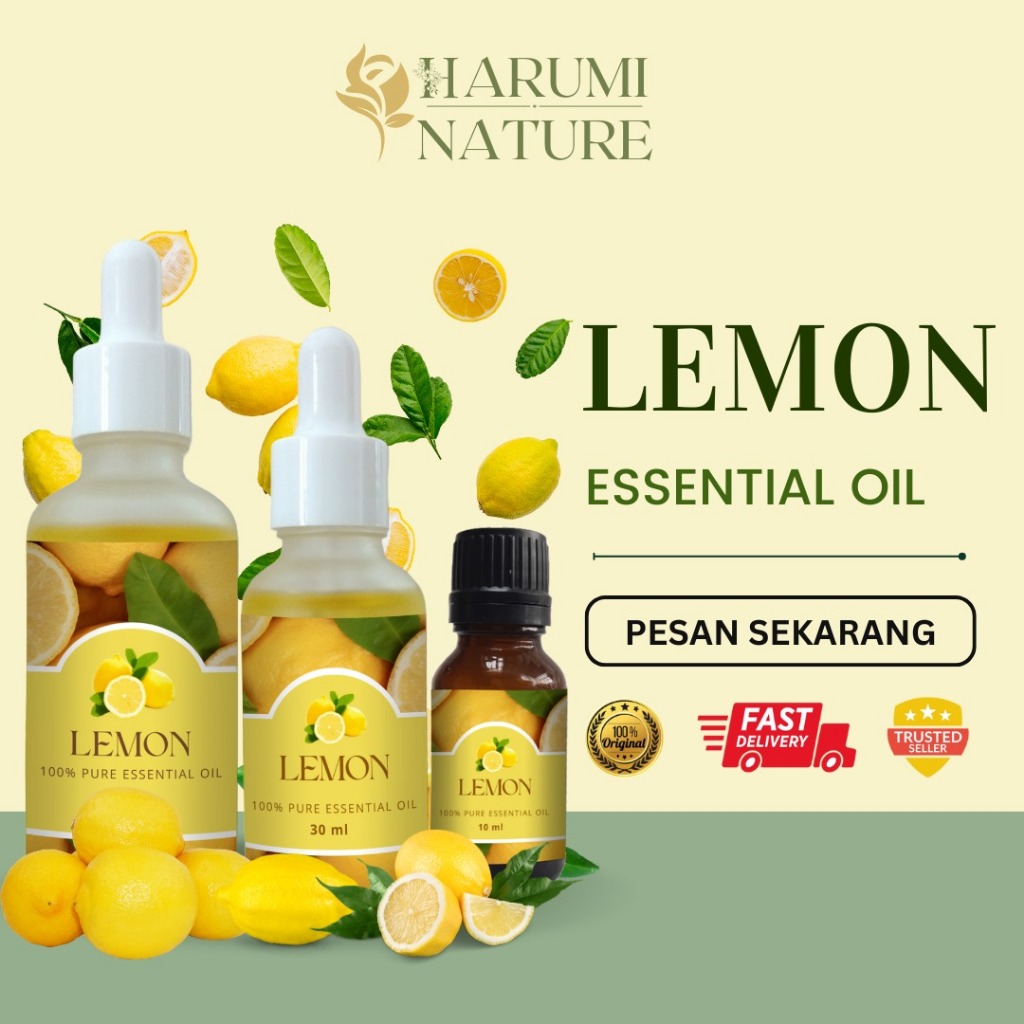 Jual Lemon Oil Minyak Jeruk Lemon Essential Oil | Shopee Indonesia