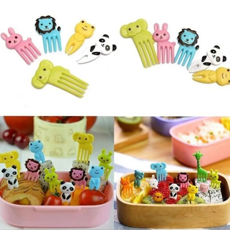 Jual garpu bento tusuk bento tusuk makanan lucu tusuk buah | Shopee ...