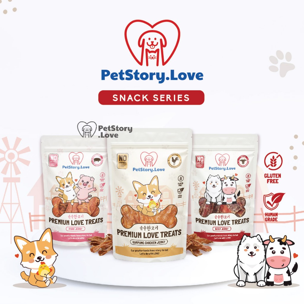 Jual Premium Love Pet Treats Pet Snack Ayam Kampung Petstory Snacks ...