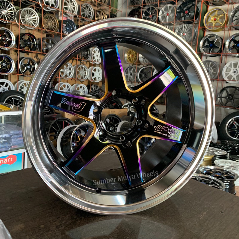 Jual (1pc) velg R18 Samlong troject by jf luxury. Sumber Mulya wheels. toko velg mobil Semarang ...