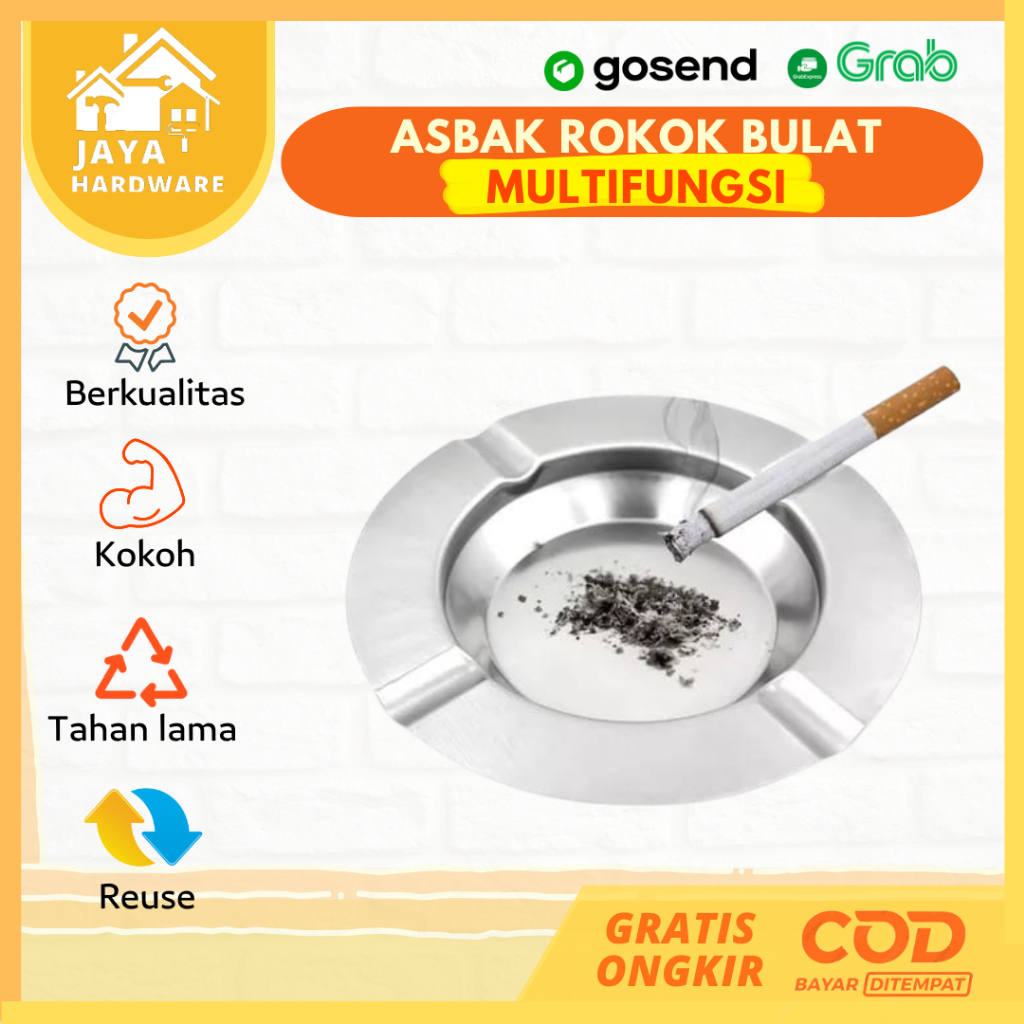 Jual Asbak Rokok / Tempat Wadah Mangkok Asbak Puntung Abu Rokok ...