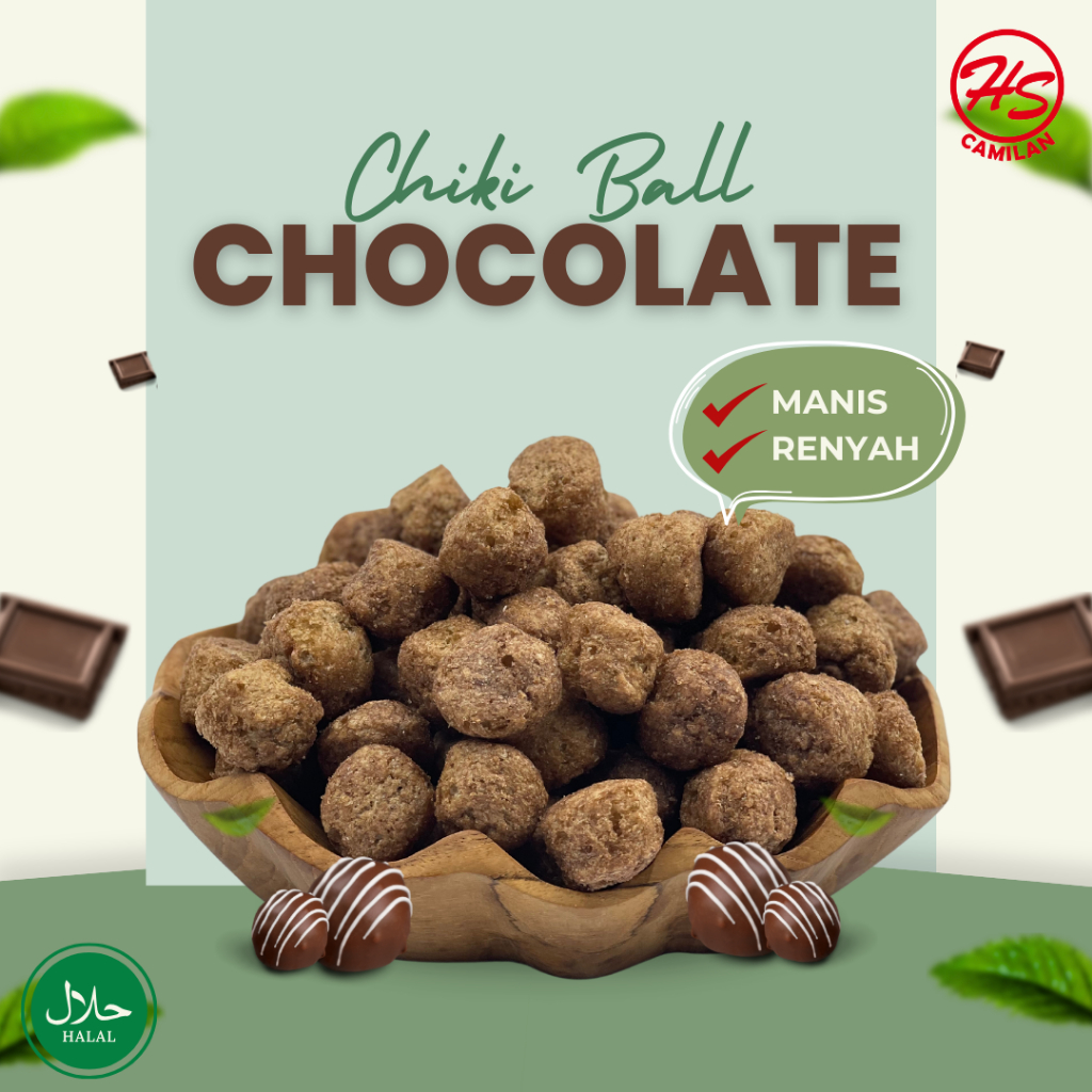 Jual CHIKI BALL COKLAT/ SNACK CAMILAN RASA CHOCOLATE/ SNACK MURAH ...
