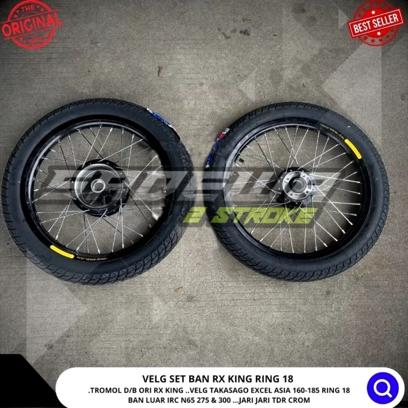 Jual VELG VELK PELK SET BAN RX KING RX S RX K RING 18 160 DAN 185 TAKASAGO EXCEL ASIA DAN ROSSI ...